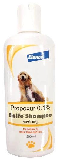 Elanco Bolfo Propoxur Anti Tick and Flea Shampoo for Dogs and Cats ...