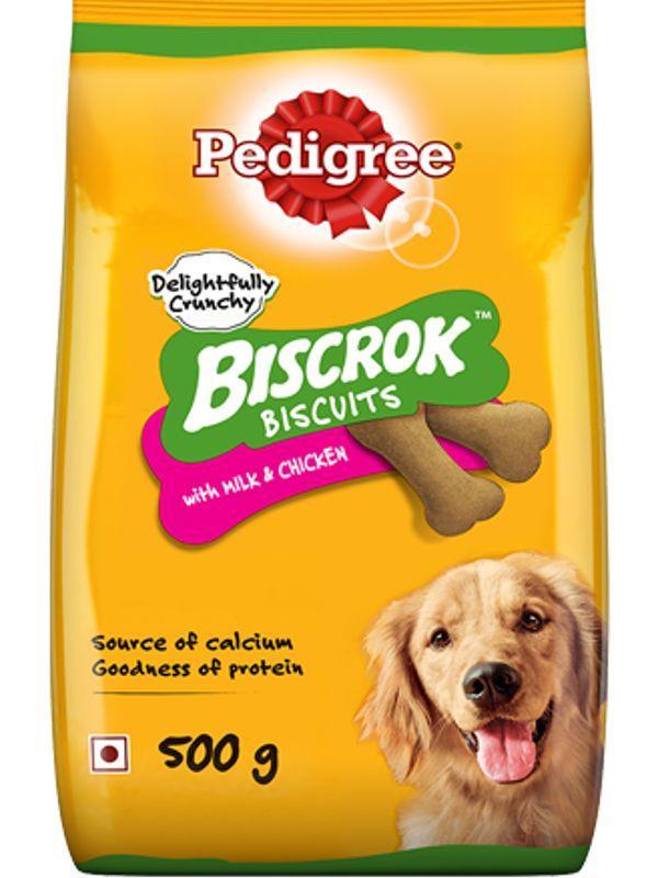 Pedigree Biscrok Dog Biscuits with Milk & Chicken — Ofypets