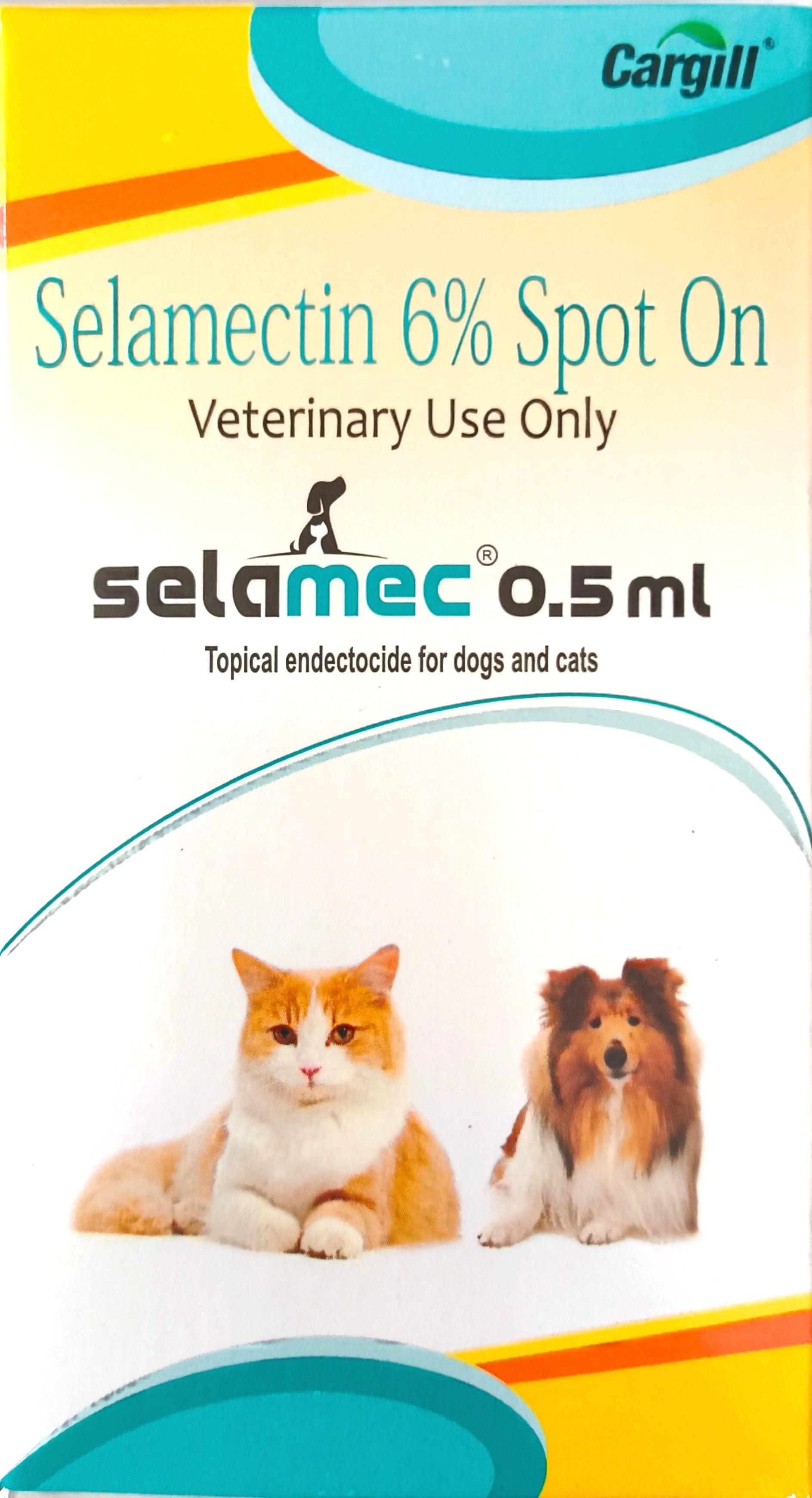 Petcare Selamec Selamectin 6% Flea and Tick Spot On for Cats and ...