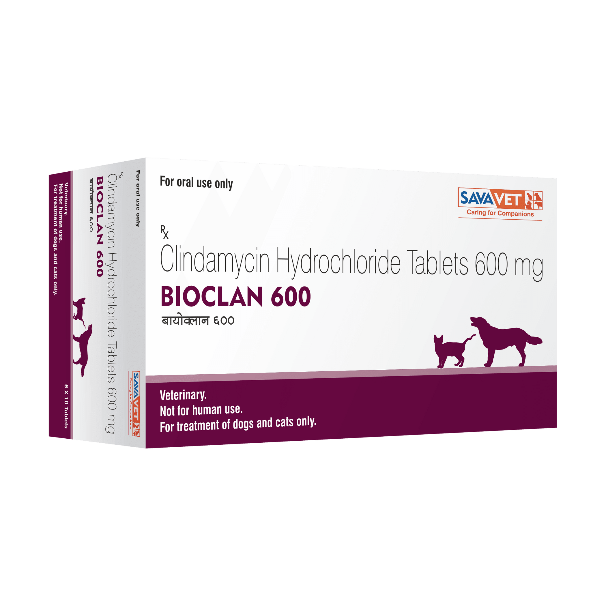 Savavet Bioclan Clindamycin Hydrochloride Tablets for Dogs and Cats ...