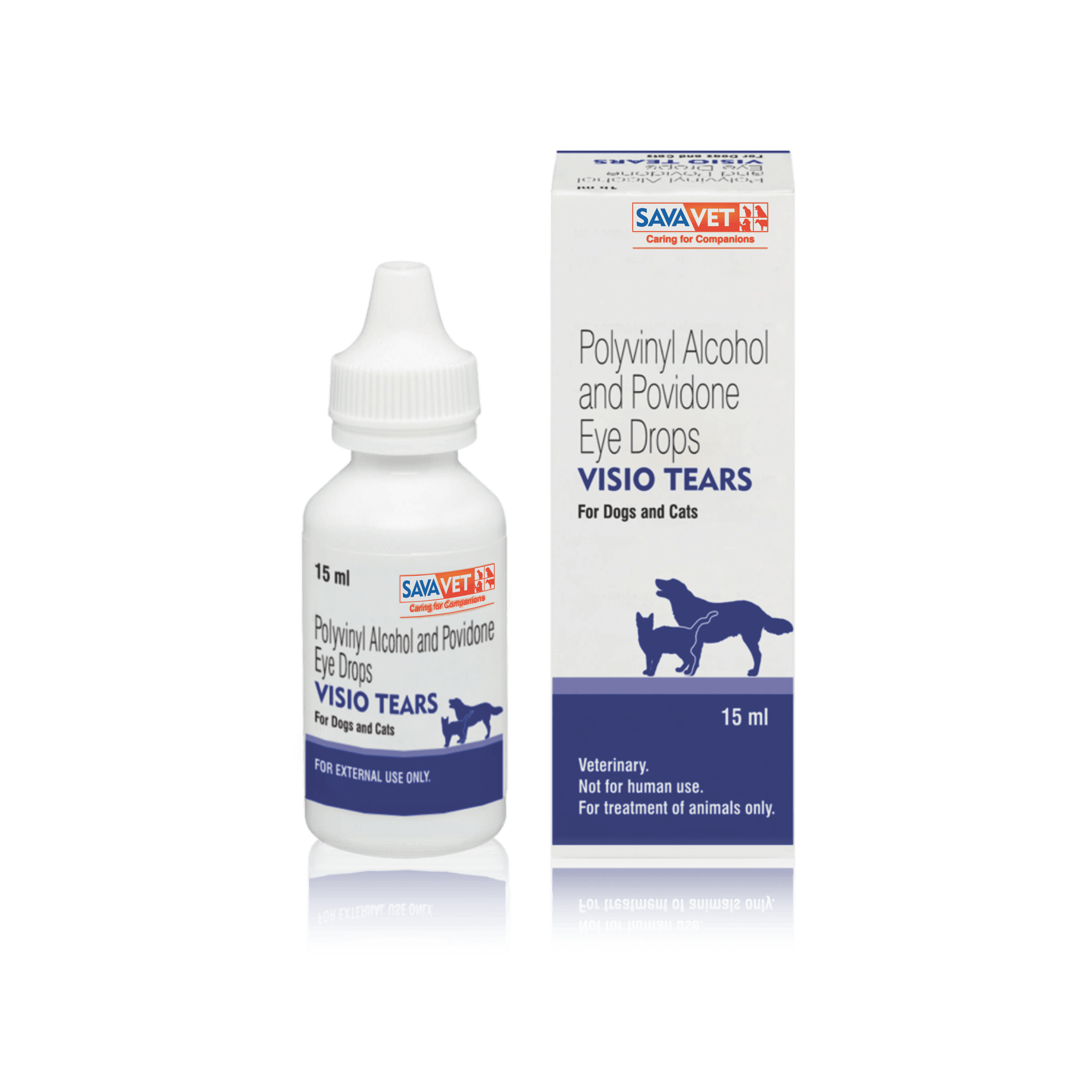 Savavet Visiotears Polyvinyl Alcohol and Povidone Eye Drops for Dogs ...