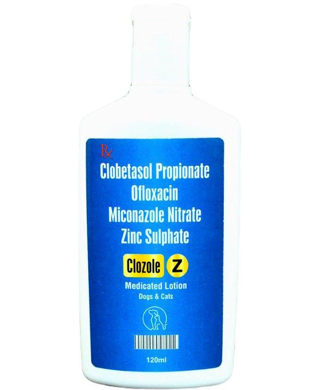 Clozole Z Medicated Skin Lotion for Dog and Cats — Ofypets