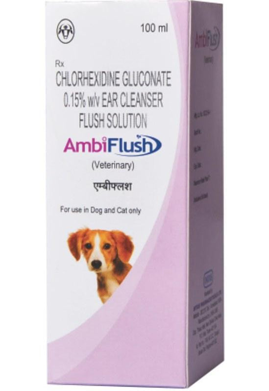 Intas AmbiFlush Ear Cleanser Flush Solution for Dogs and Cats — Ofypets