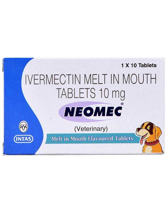 Intas Neomec Ivermectin Melt in Mouth Flavoured Tablets — Ofypets