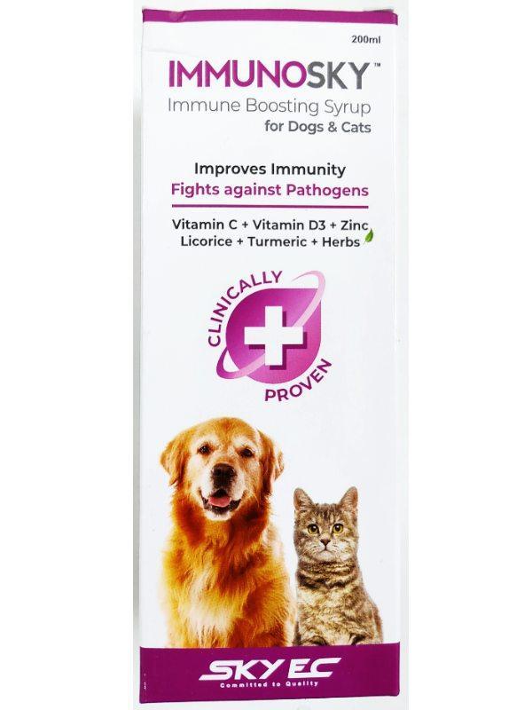 SkyEc ImmunoSky Immune Boosting Syrup Dogs and Cats Supplement — Ofypets