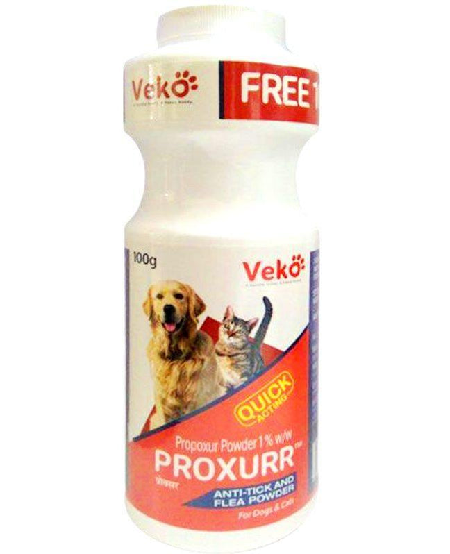 Veko Proxurr Anti Tick & Flea Powder for Dogs and Cats — Ofypets