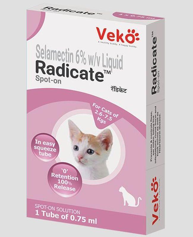 Veko Radicate Selamectin 6% Fleas and Ticks Spot On for Cats — Ofypets
