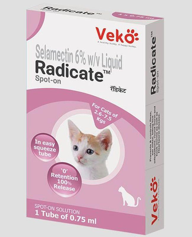 Veko Radicate Selamectin 6% Fleas and Ticks Spot On for Cats — Ofypets